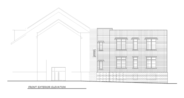 First Christian Church Exterior Elevation | Curtis Architecture