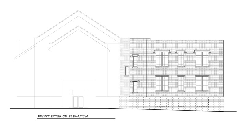 First Christian Church Exterior Elevation | Curtis Architecture