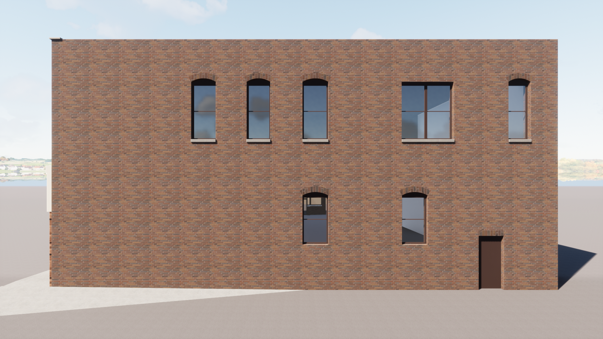 105-107 Side Rendering | Curtis Architecture